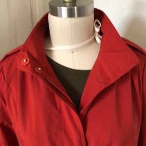 H&M | Jackets & Coats | Nwt Hm Womens Rust Trench Coat Wties At Cuff ...